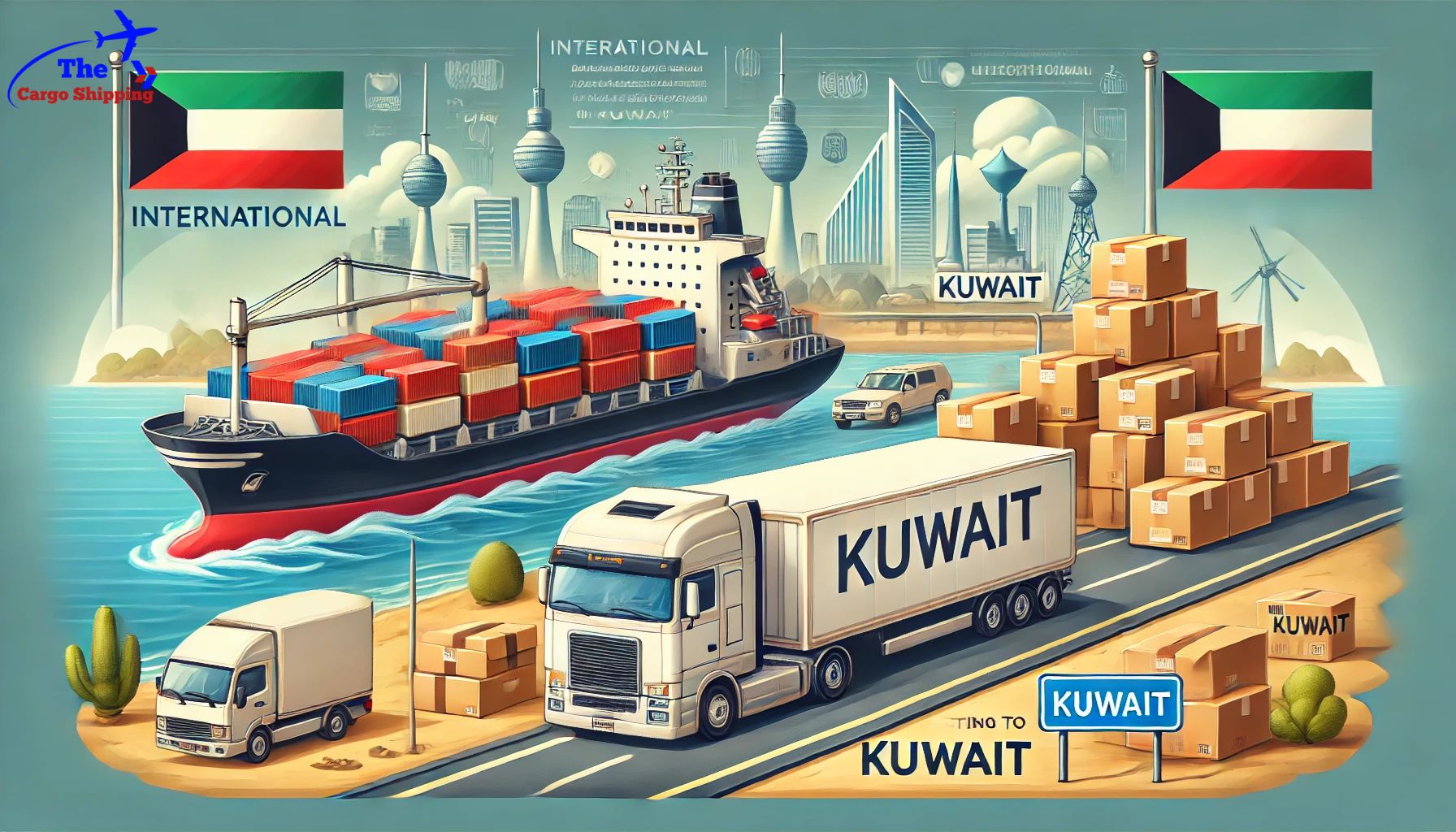 Cargo and Shipping Services from Dubai to Kuwait Affordable